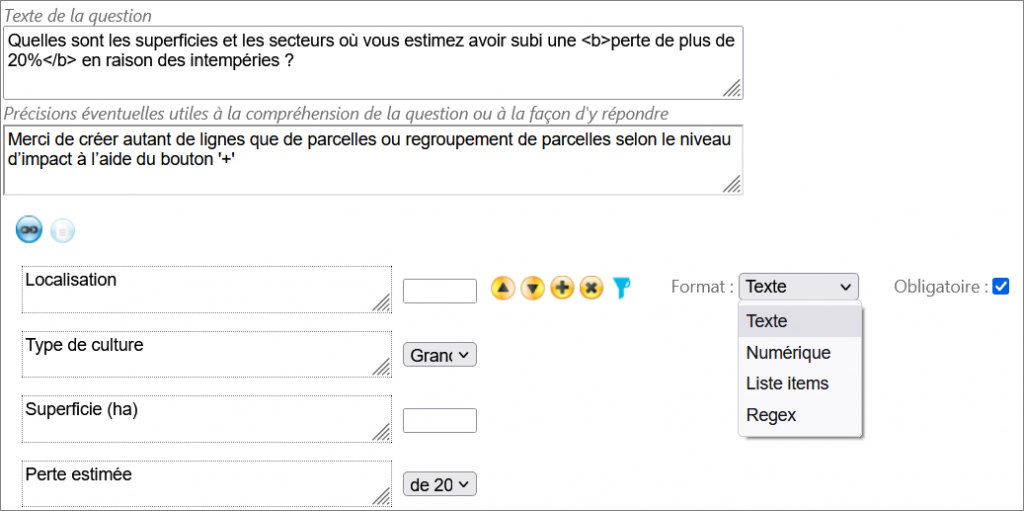 Question "énumération" de questionnaire-pro | Blog Questio